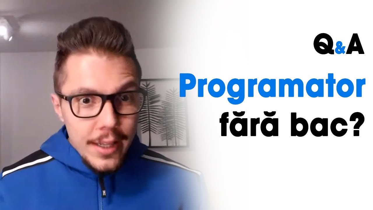 Poți să lucrezi în programare dacă nu ai diploma de bac? - Q&A - YouTube