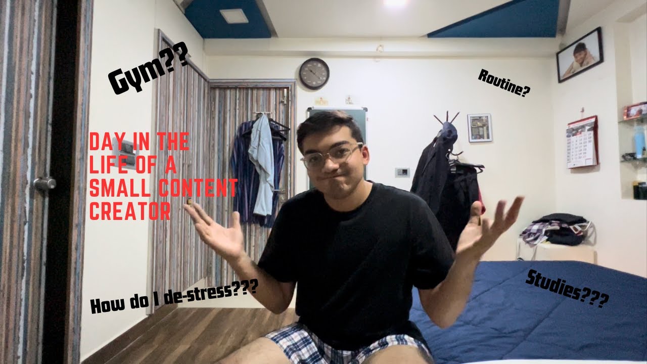 Day In The Life Of A Small Content Creator - YouTube