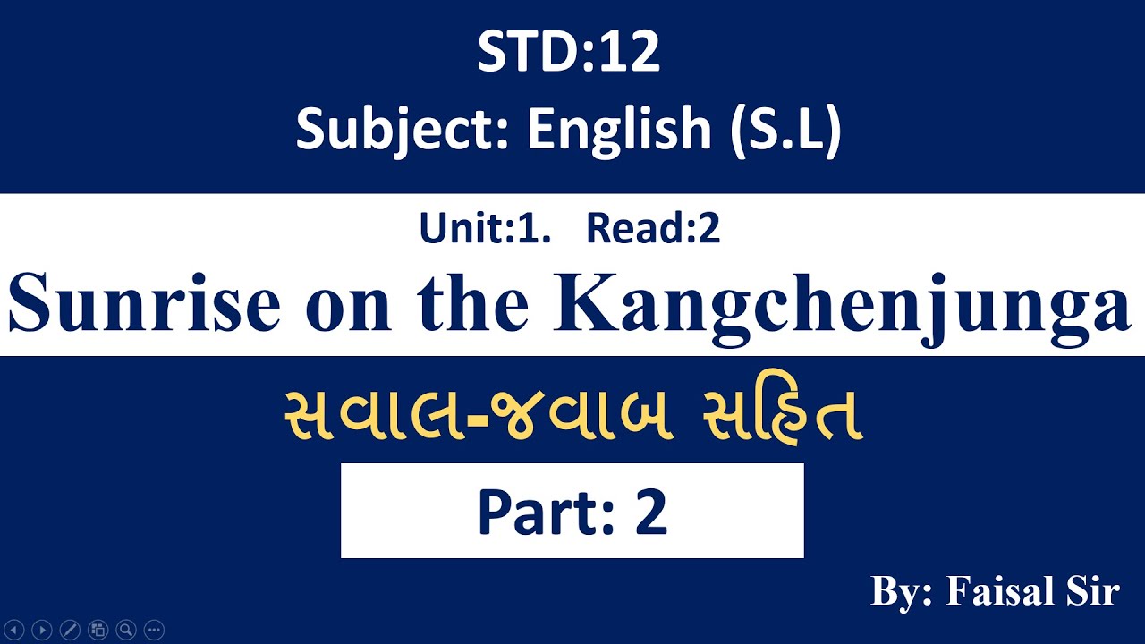 12TH, ENGLISH ,UNIT-1 READ-2,PART-2 - YouTube