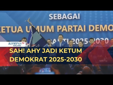 AHY Terpilih Kembali Jadi Ketum Demokrat 2025-2030 - YouTube