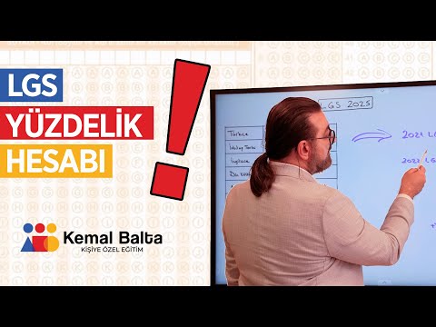 LGS Yüzdelik Dilim Hesaplama Yöntemi - Kemal Balta