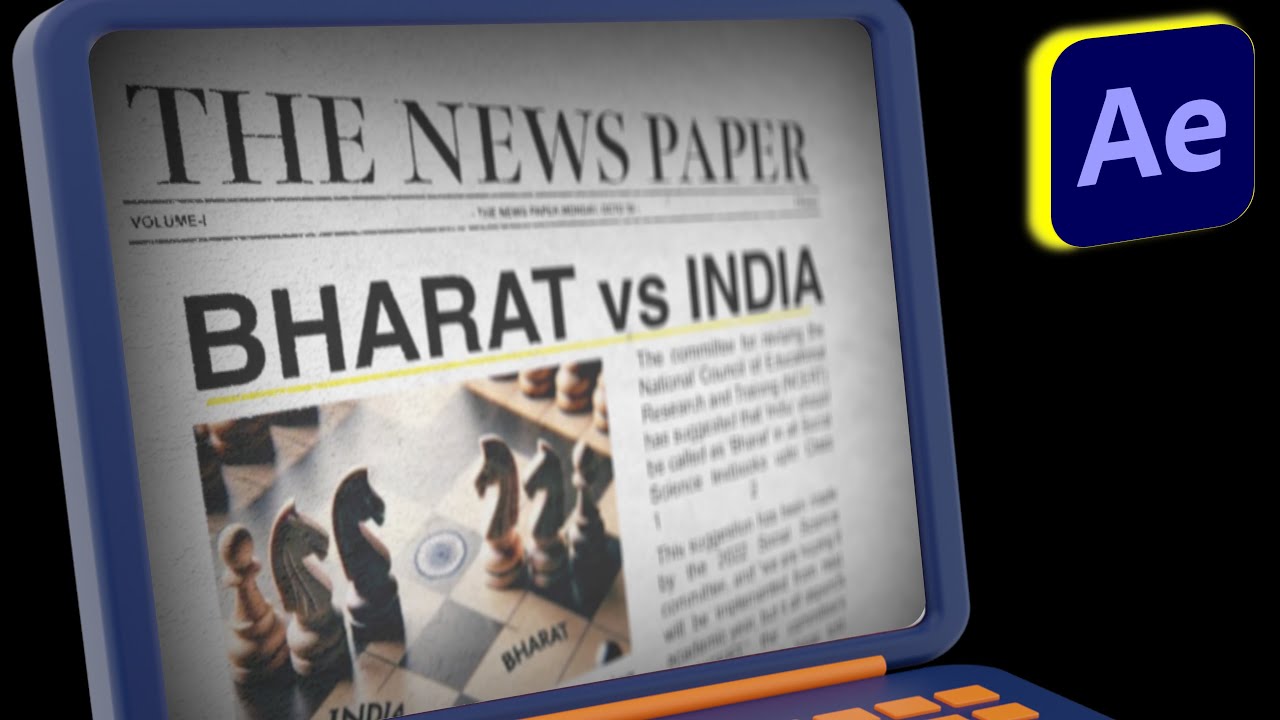 Vox Style Newspaper Animation Customizable | After Effects - YouTube