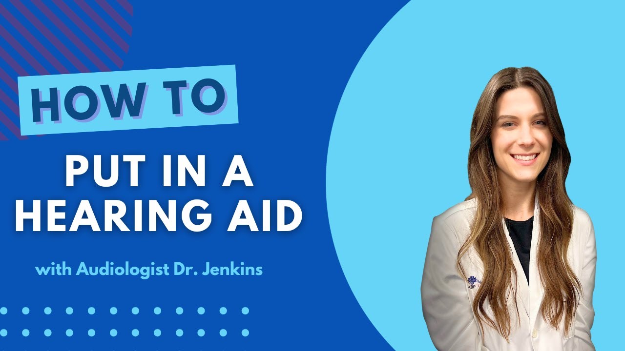 How to Put in a Hearing Aid - YouTube