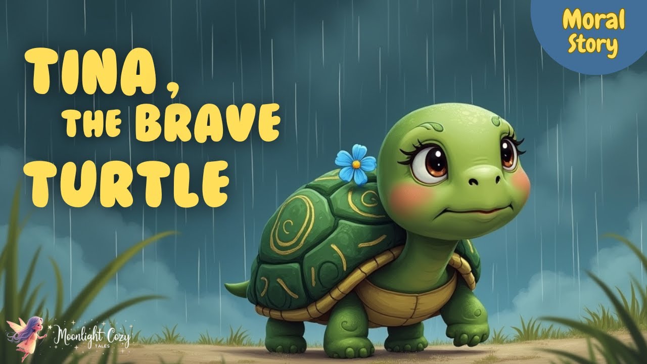 Tina the Brave Turtle | Bedtime Story for Kids with Moral Lesson - YouTube