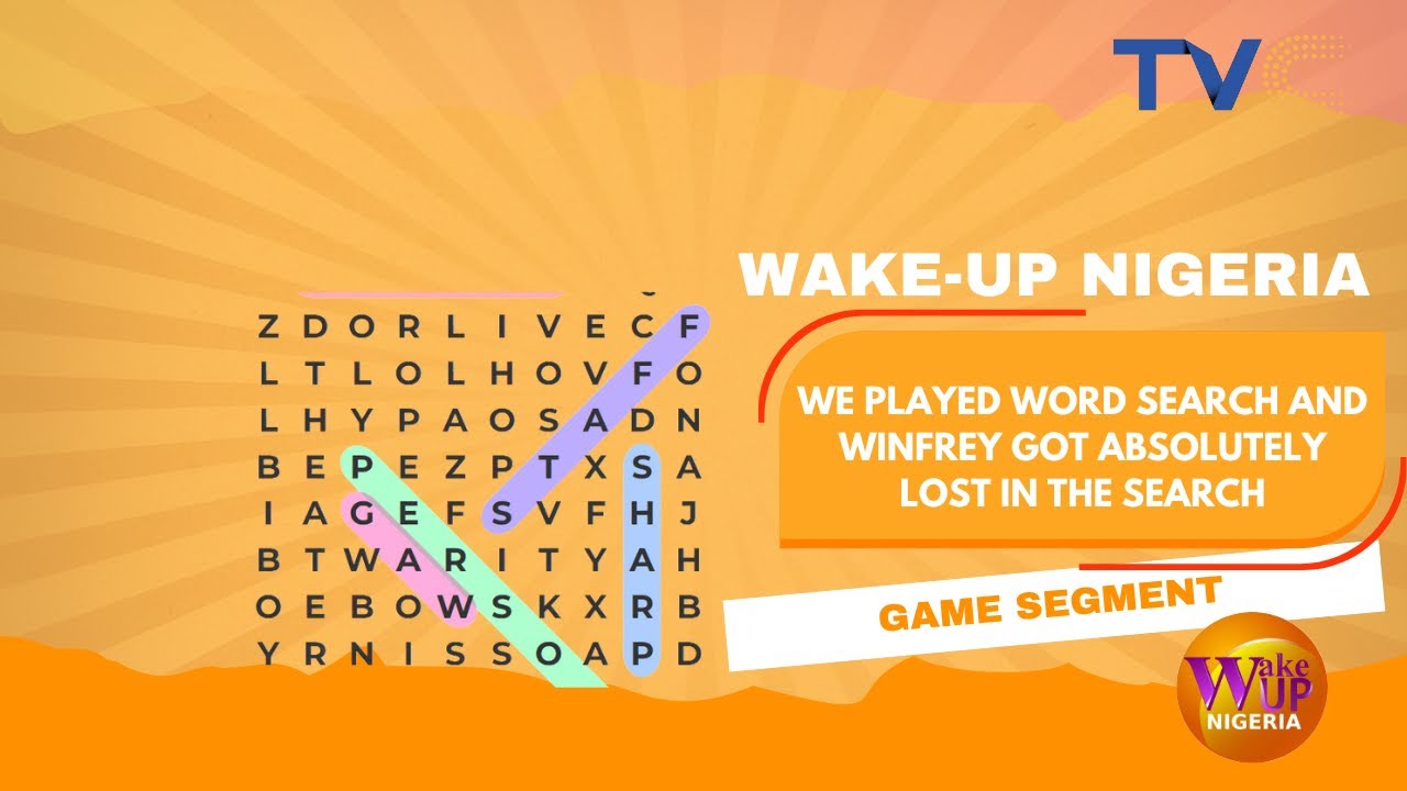 We Played WORD SEARCH and Winfrey Got Absolutely LOST in the Search😭🤣 ...
