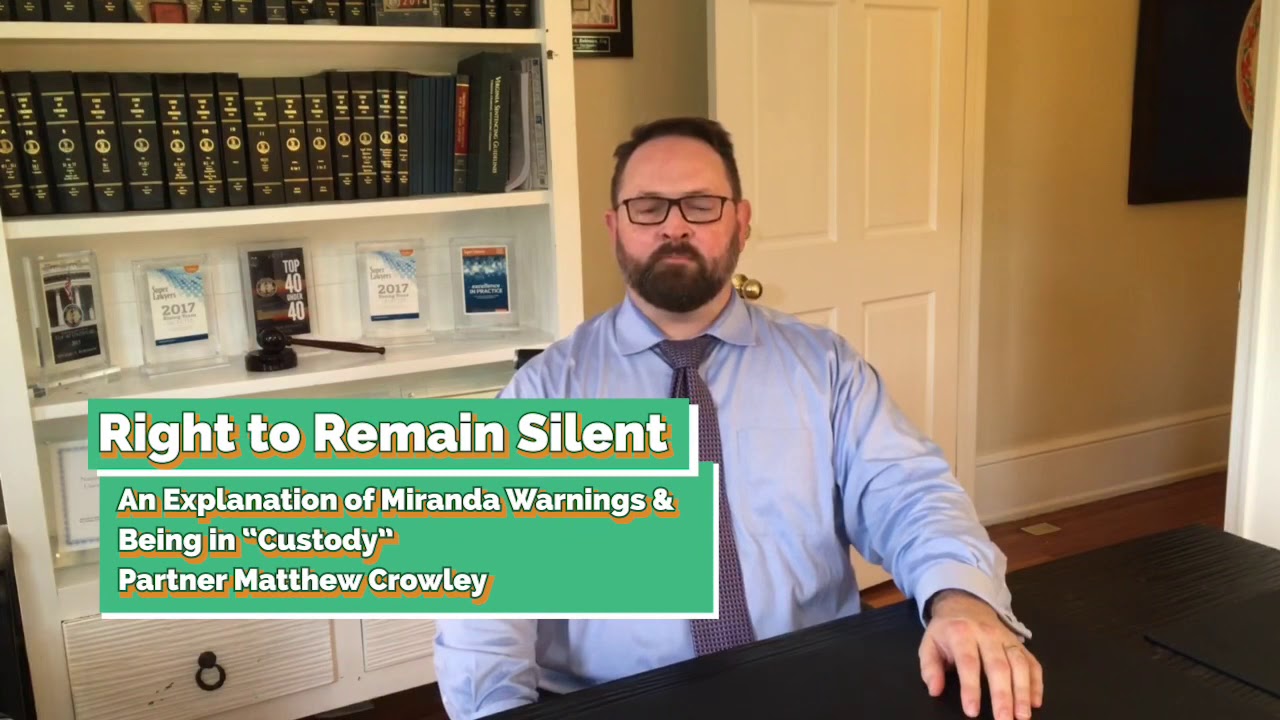 Reading of Rights: The Miranda Warning, When it Applies and When it ...