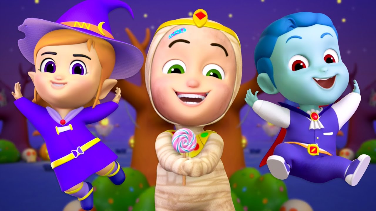 Five Little Monsters Jumping on the Bed + More Halloween Rhymes & Songs ...