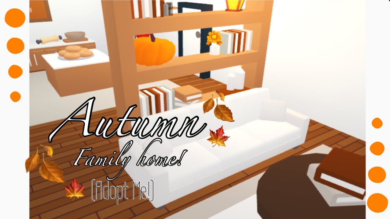 Autumn Family Home house tour! (Adopt me, Roblox)🍂🍁 - YouTube
