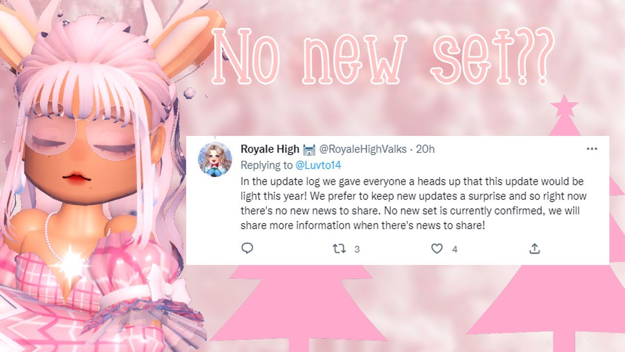 🎄NO NEW SET Coming to ROYALE HIGH?? 🎄|| Royale High Tea - YouTube