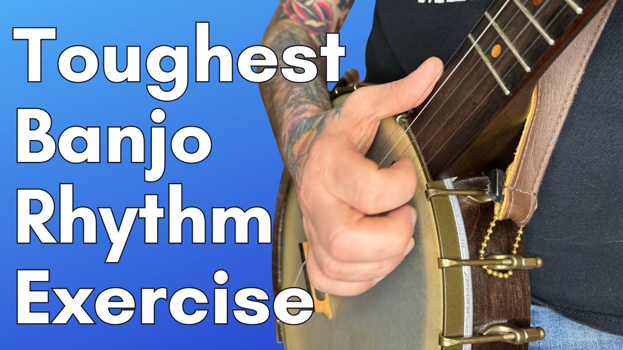 A great (and tough!) banjo rhythm exercise - YouTube