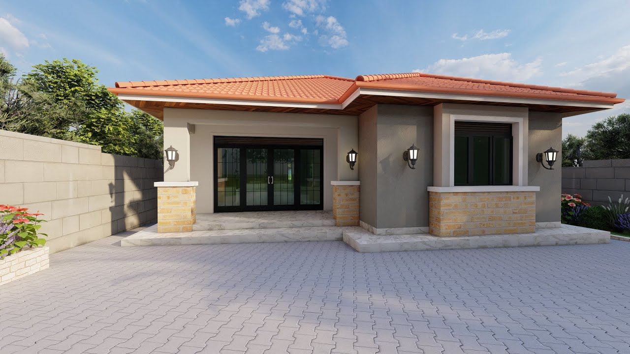 4 Bedroom house on a 50 x 100 plot - YouTube