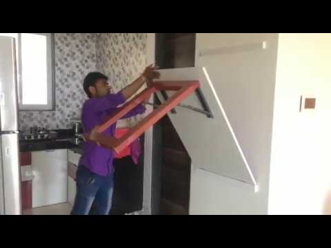 Wall Mount Dining Table || Space Saving furniture ideas &designs by ...