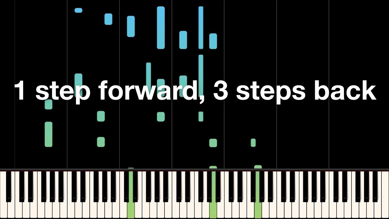 Olivia Rodrigo - 1 step forward, 3 steps back | Piano Cover (Synthesia ...