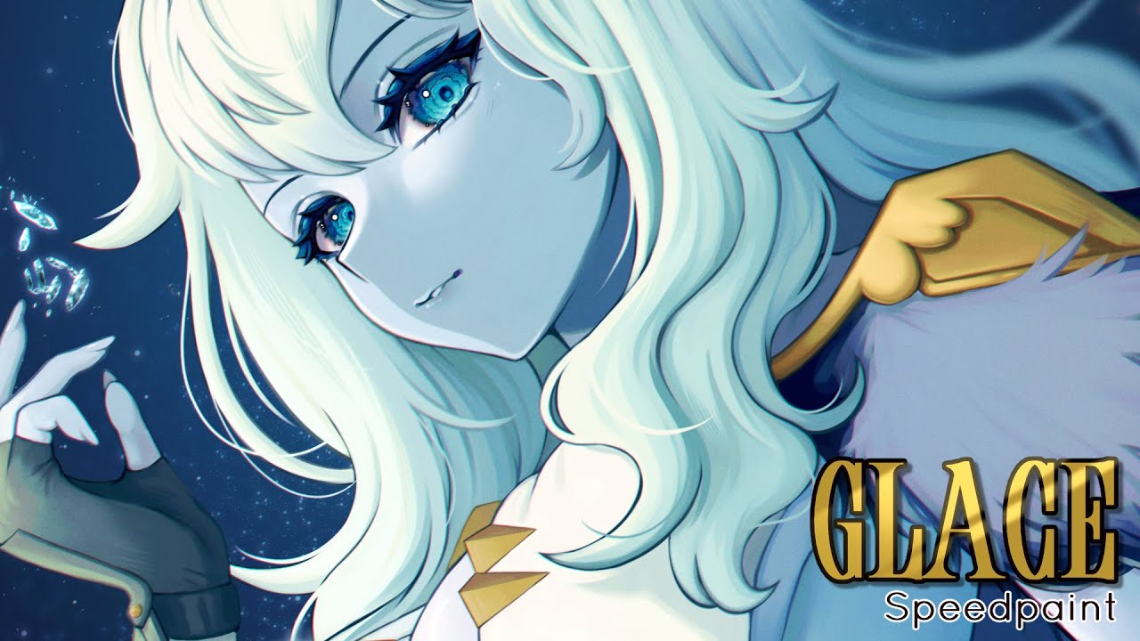 SPEEDPAINT 】 Glace (Commission) - Clip Studio Paint - YouTube