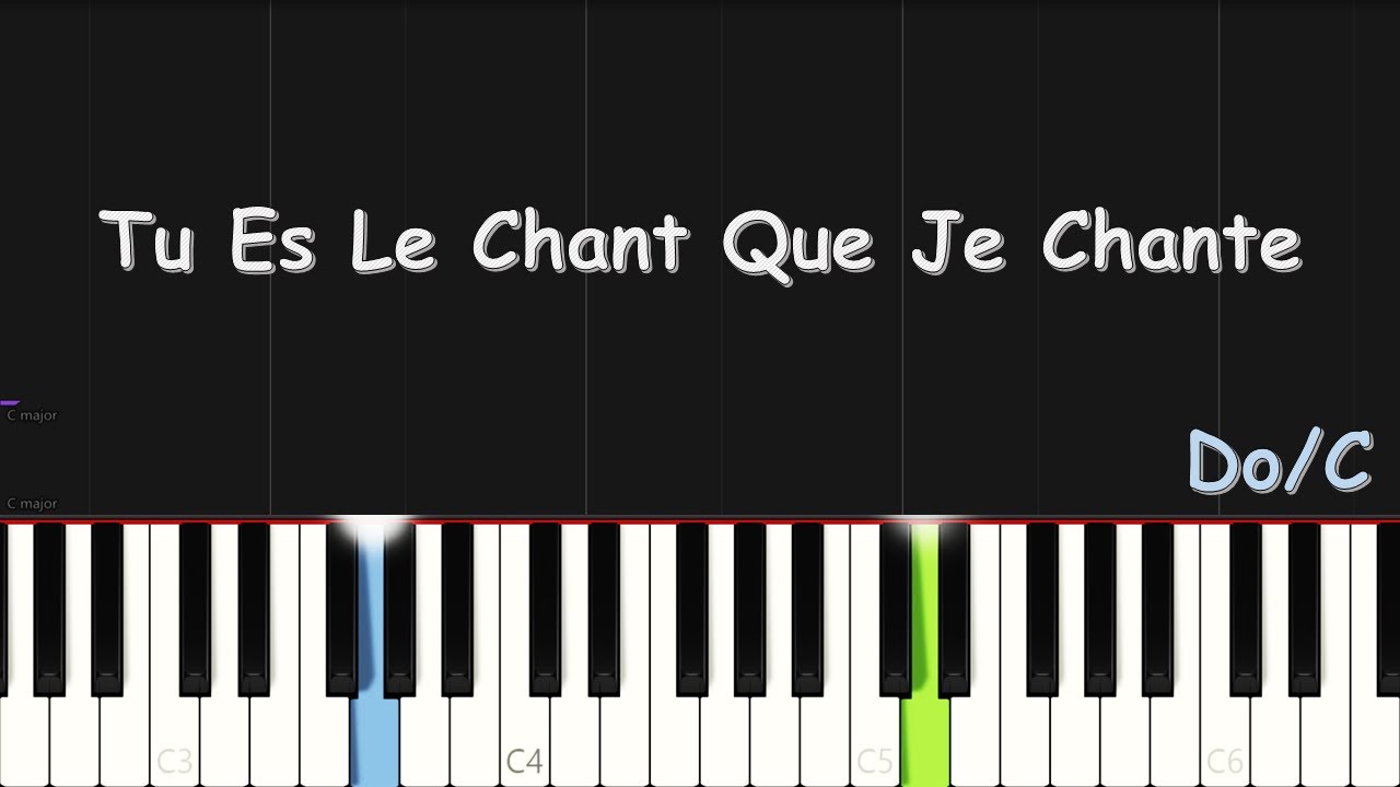 Tu Es Le Chant Que Je Chante | EASY PIANO TUTORIAL BY Extreme Midi ...