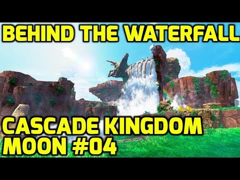 Super Mario Odyssey - Cascade Kingdom Moon #04 - Behind the Waterfall ...