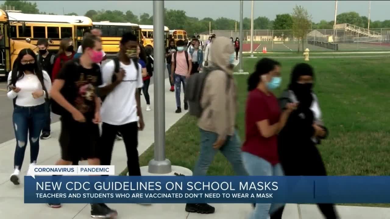 New CDC guidelines on masks in schools - YouTube