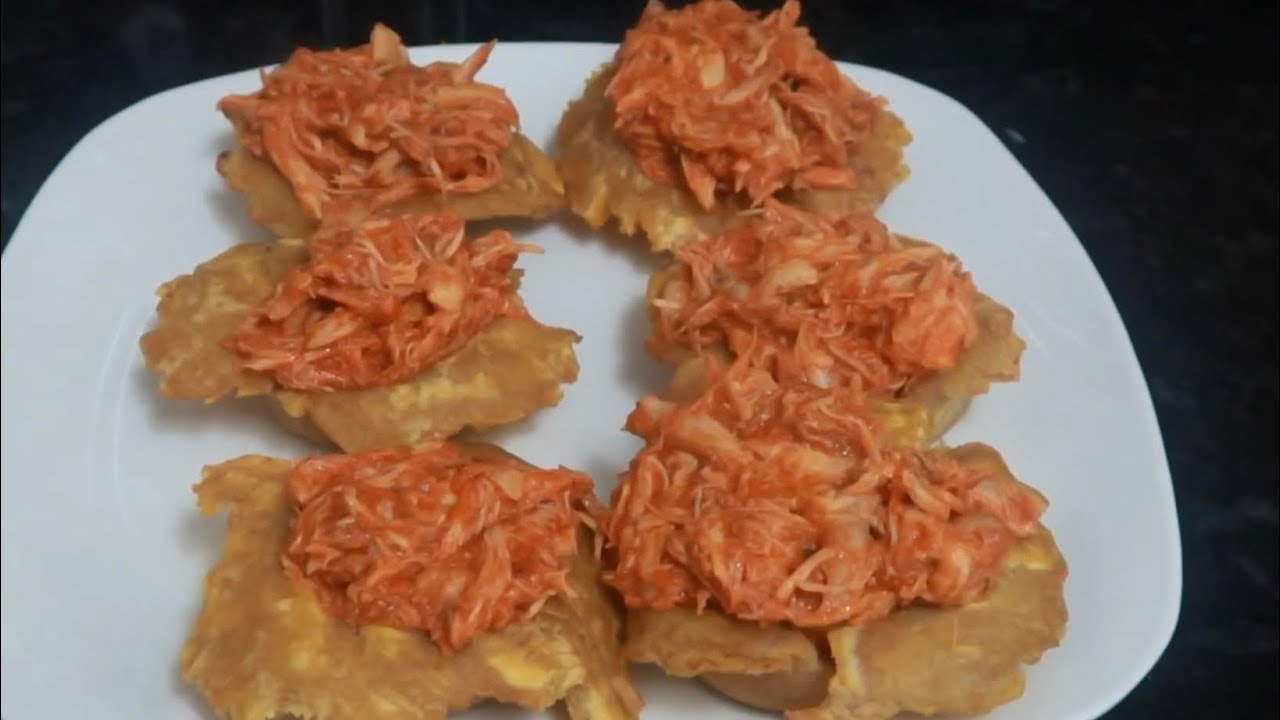 Tostones horneados rellenos con pollo *tendencia* Cocinando con Ivan De ...