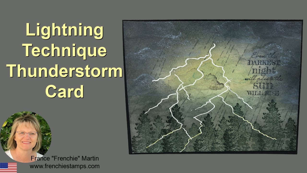 Lightning Technique Thunderstorm Card - YouTube
