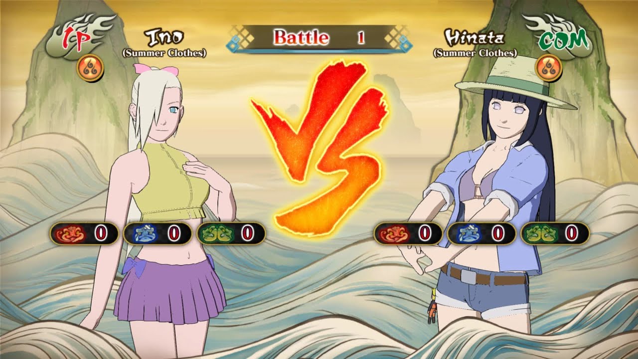 Ino(Summer Clothes) vs Hinata(Summer Clothes) || NSUNSR - YouTube