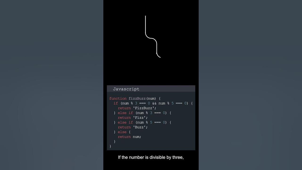 Can You Solve The Fizzbuzz Javascript Challenge Youtube