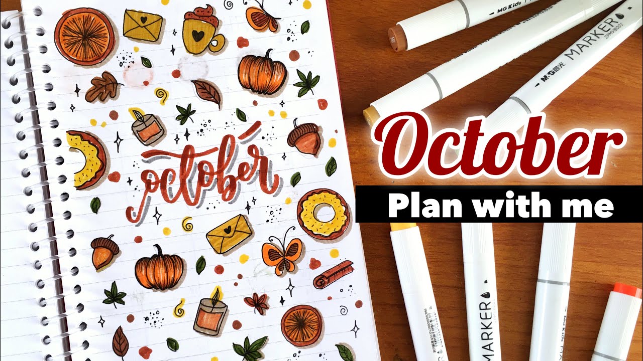 Bullet Journal October | Plan with Me - YouTube