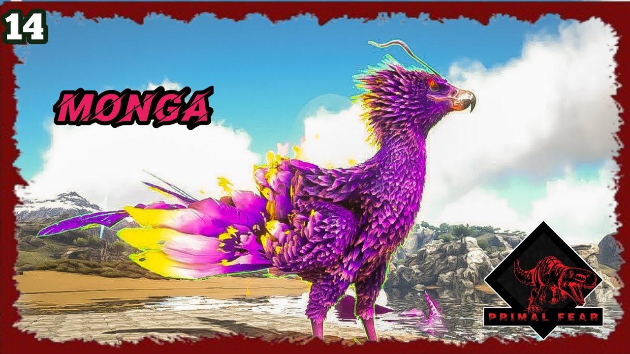 New Dino monga Taming 🔥 Ark Primal Fear Ark Survival Evolved EP.14 ...