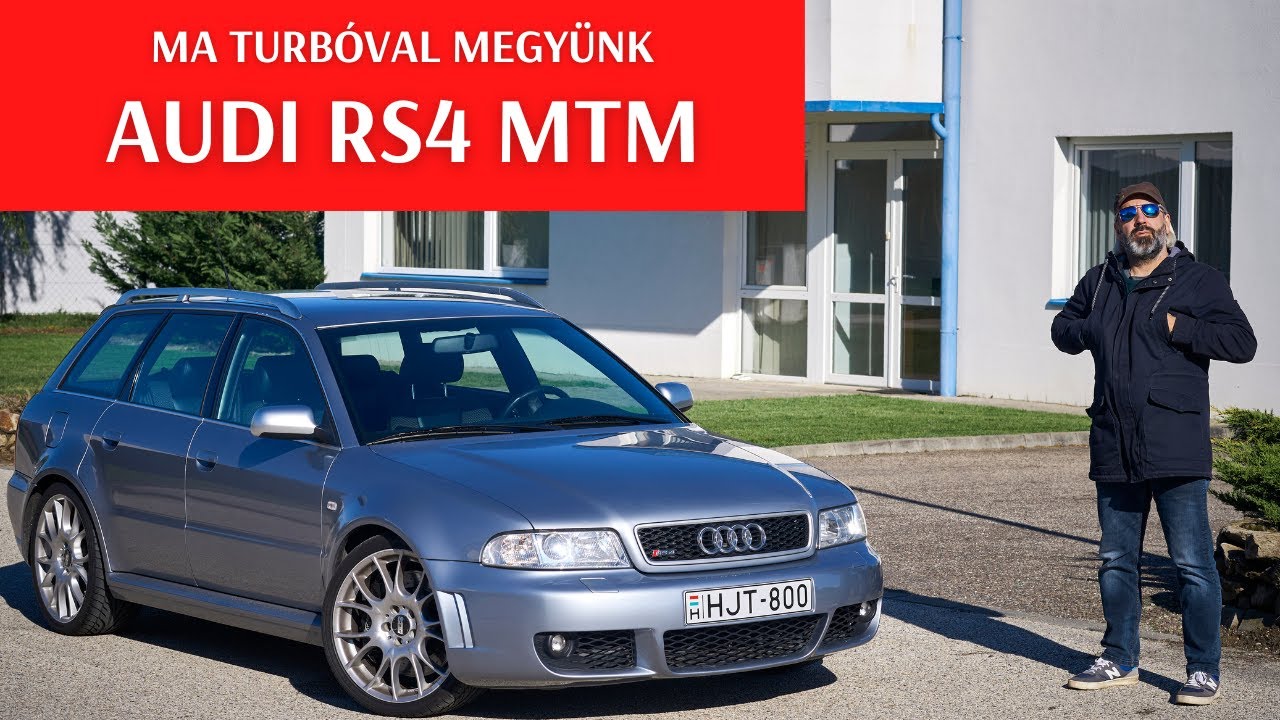 Még ma is megüt, mennyire erős: 🇩🇪 Audi RS4 2001-ből, MTM tuninggal ...