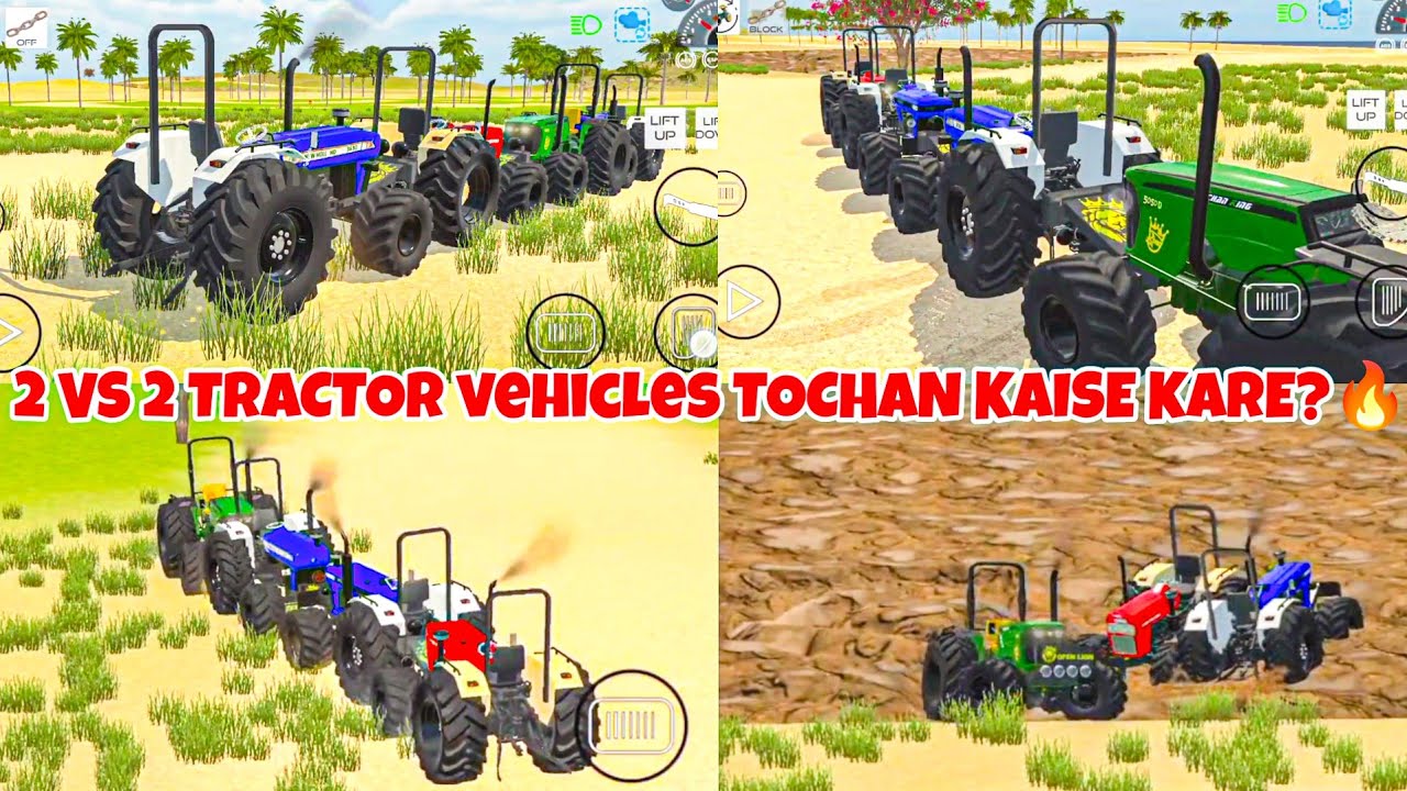 How to use two tractor vehicle tochan in Indian vehicles simulator 3d ...