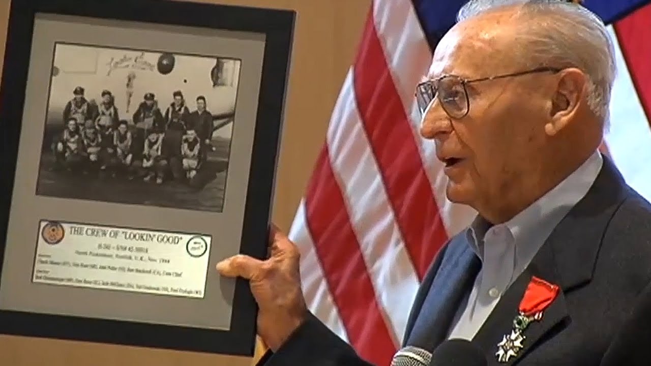 Ceremony honors NJ veteran who flew 35 combat missions in WWII - YouTube