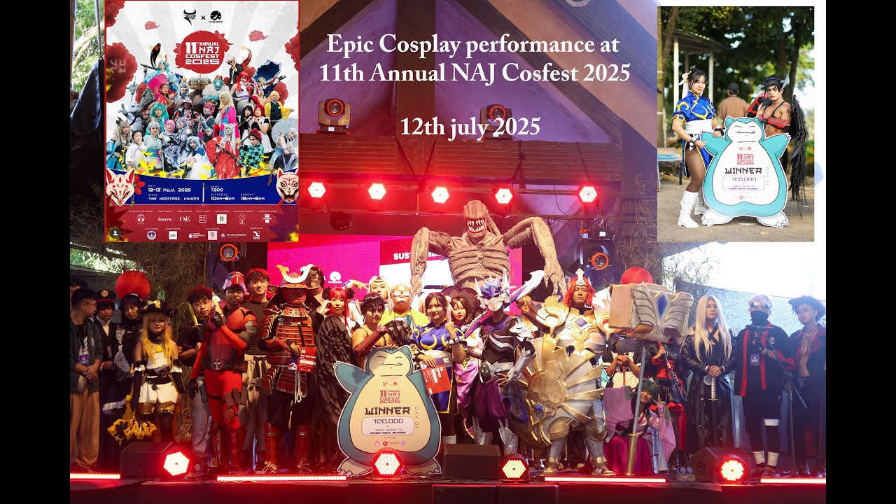 Epic Cosplay performance at kohima's 11th Annual NAJ Cosfest 2025 (12th ...