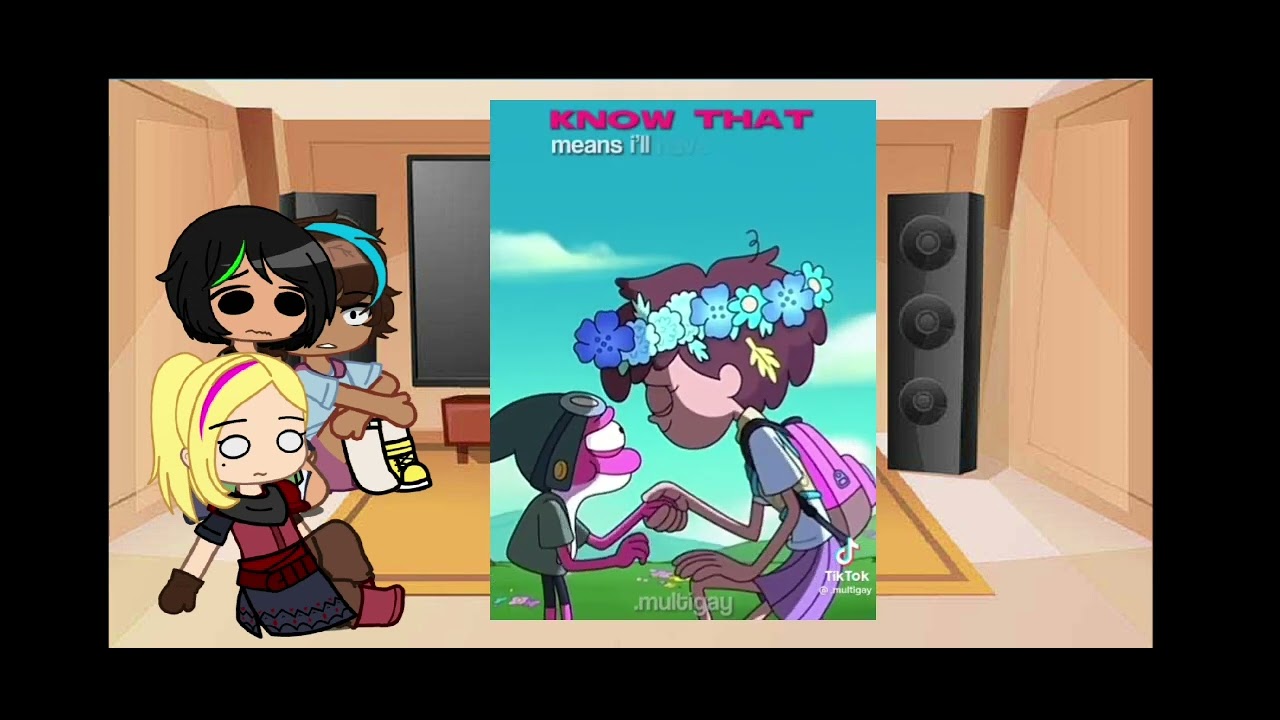 past amphibia react to future - YouTube