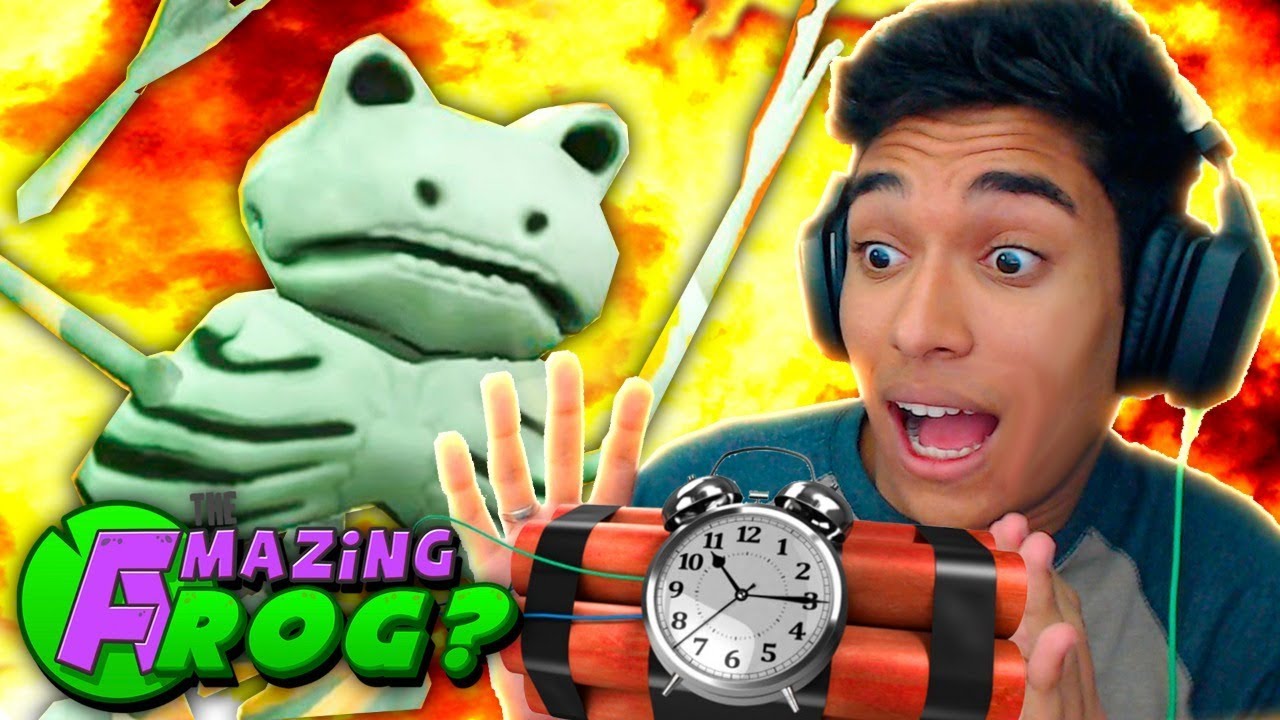 EXPLODI O SAPO COM UMA BOMBA !! ( Amazing Frog ) - YouTube