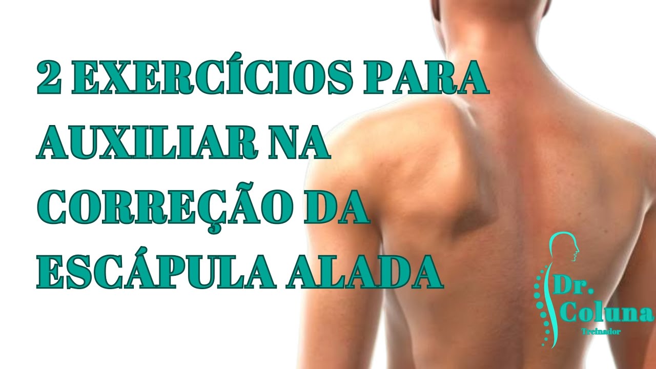 2 EXERCÍCIOS PARA AUXILIAR NA CORREÇÃO DA ESCÁPULA ALADA - YouTube