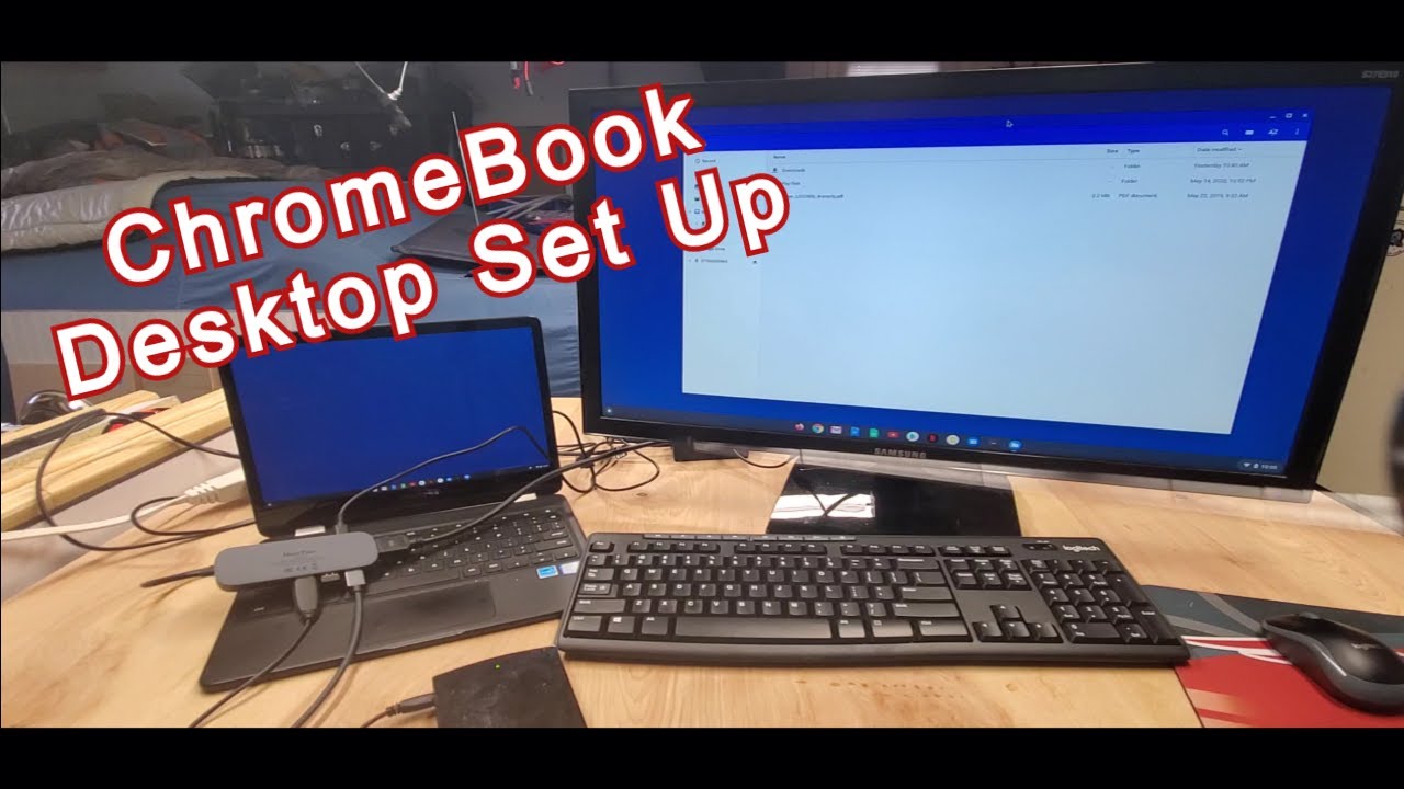 Chromebook as a Desktop Computer - YouTube