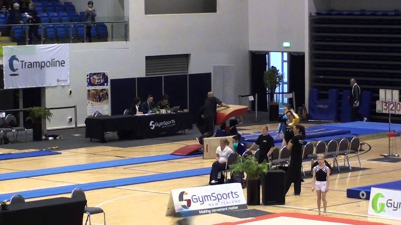 Isabella Brett - STEP 9 Tsukahara Pike Vault at National Championship ...