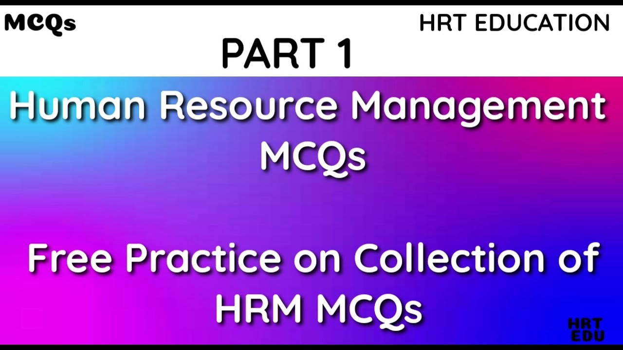Human resource management MCQs //HRM MCQ// - YouTube