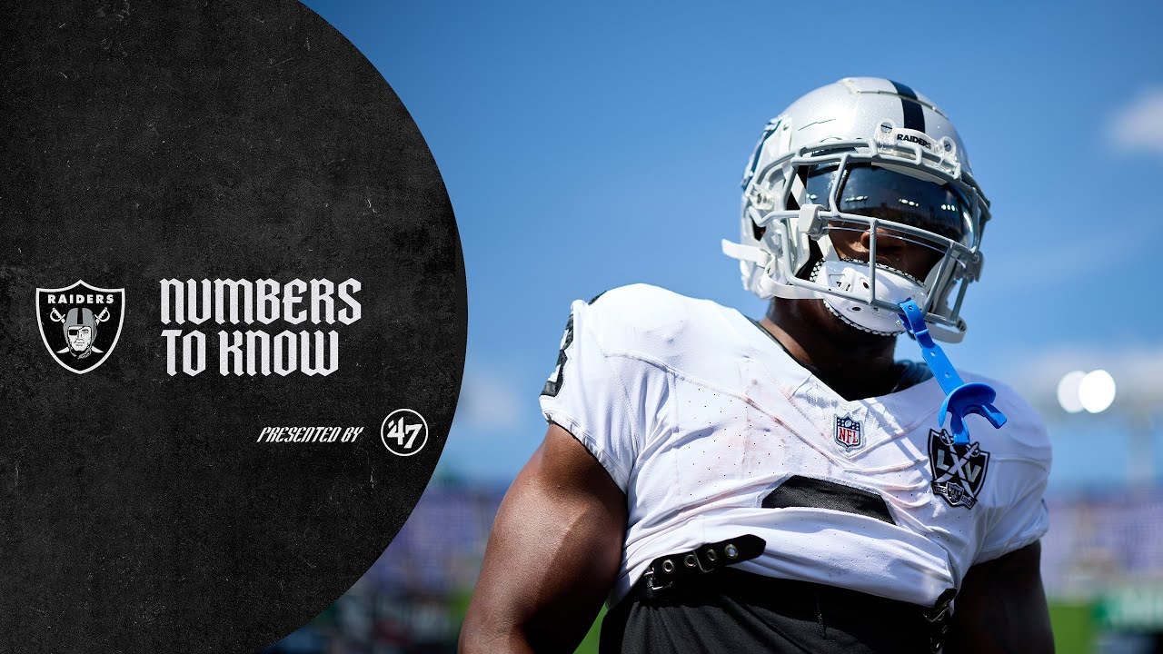 All the Numbers To Know for Raiders-Panthers Week 3 | Raiders | NFL ...