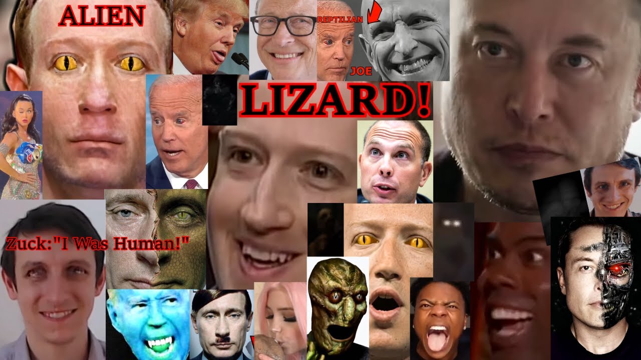 Funny & SCARY Videos of REAL Aliens👽Reptilian Shapeshifters - Lizard ...