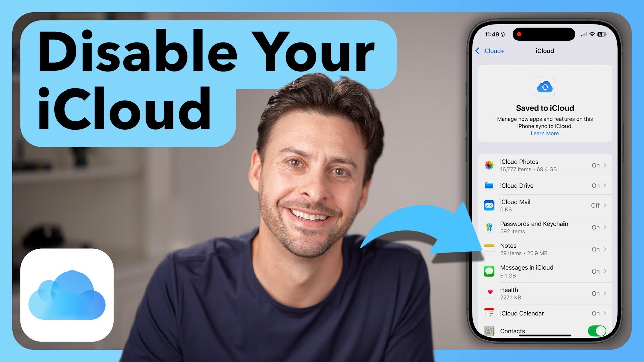How To Disable iCloud On iPhone - YouTube