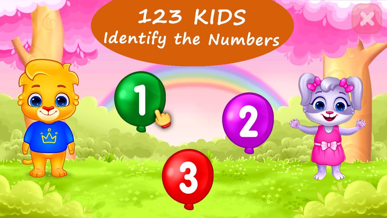 123 Kids Numbers #5 - Identify the Same Numbers with Lucas and Ruby ...