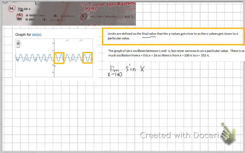 Infinite Limit of sin(x) - YouTube