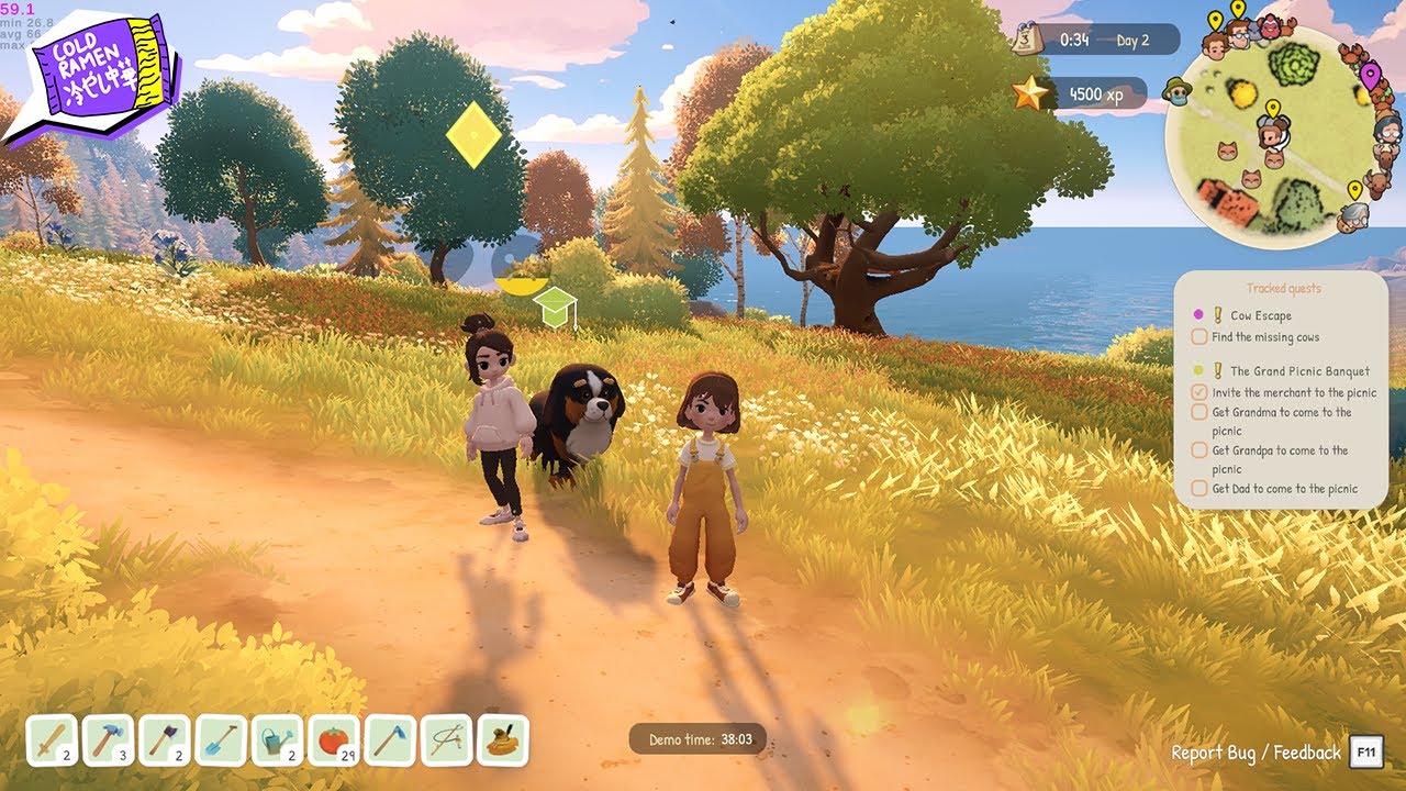 Everdream Village (Demo): The most overpowered farming sim protagonist ...