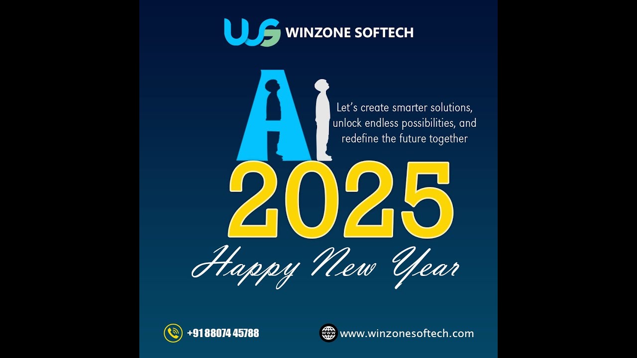Winzone Softech - "Happy New Year" - 2025 Cheers to a New Year of ...