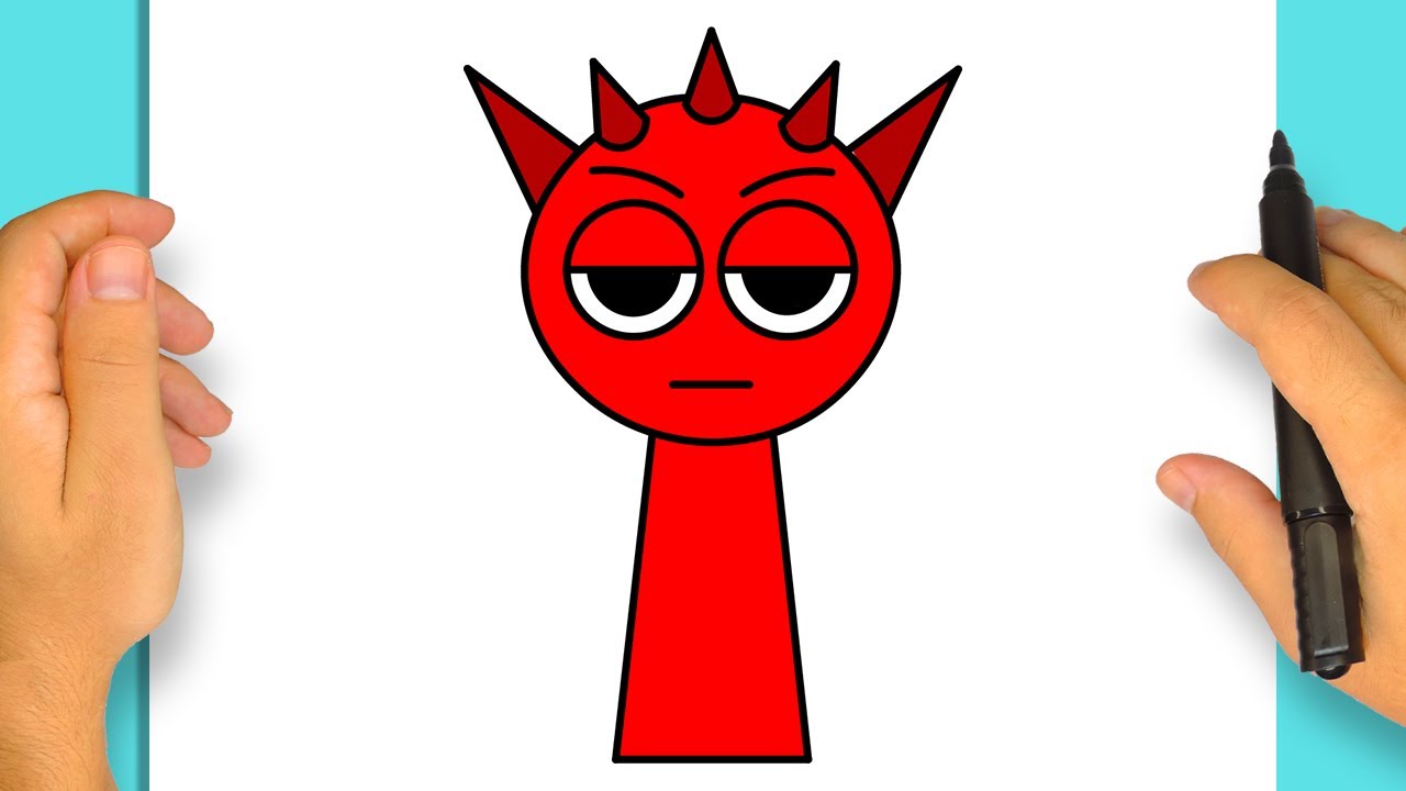 How to Draw Sprunki from Incredibox | Step by Step Simple and Easy ...