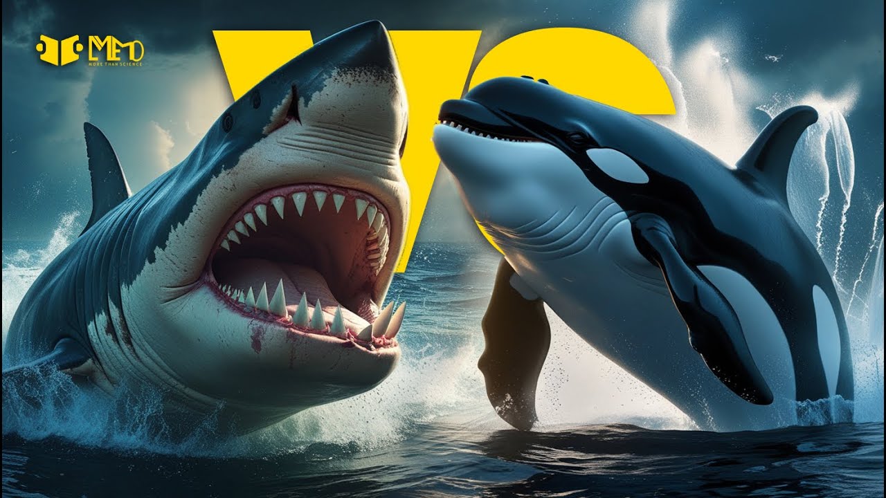 WHO Will Win the Ocean's Apex Predator Throne? Megalodon vs. Orca Whale ...