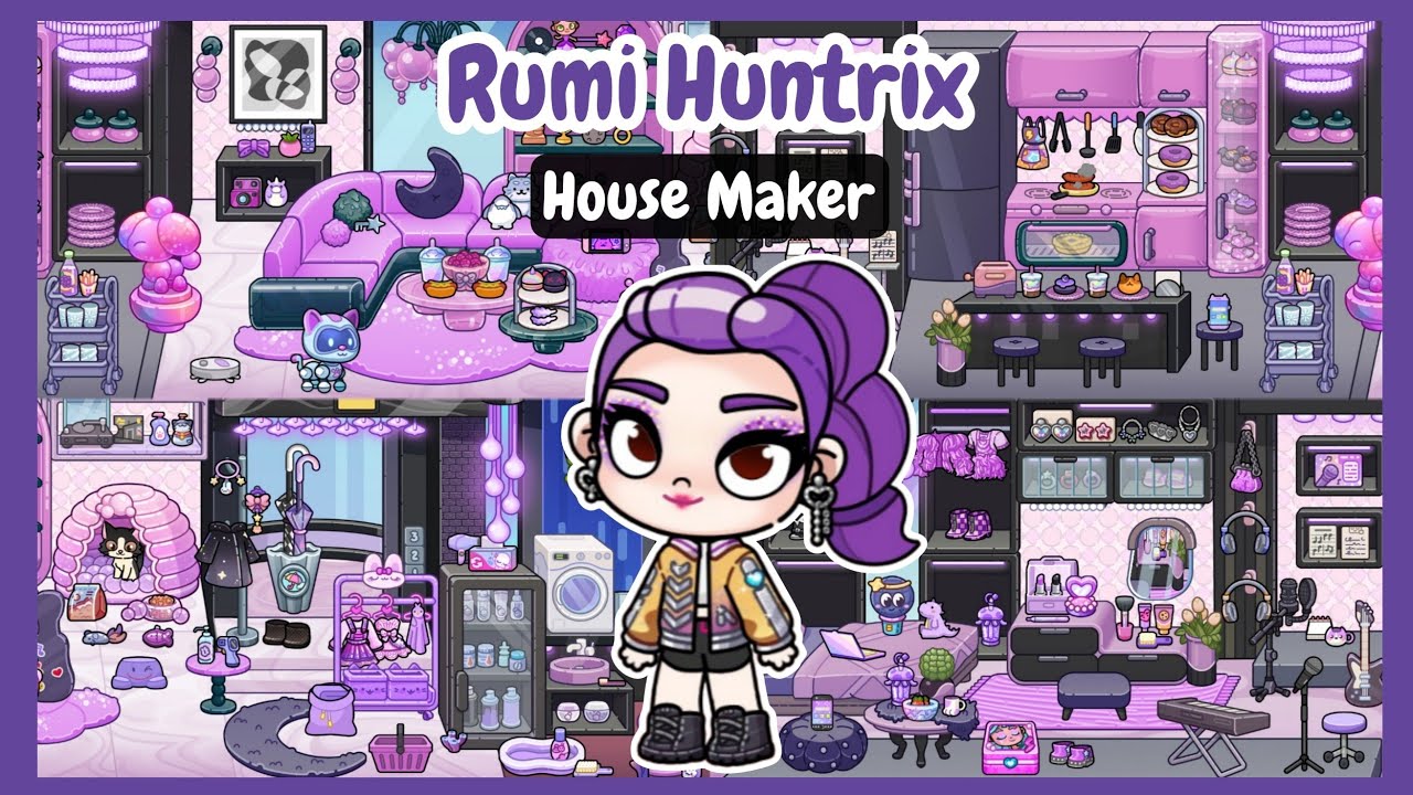 Avatar World Free Rumi Huntrix Mansion House Maker 💜 | Pazu | Avatar ...