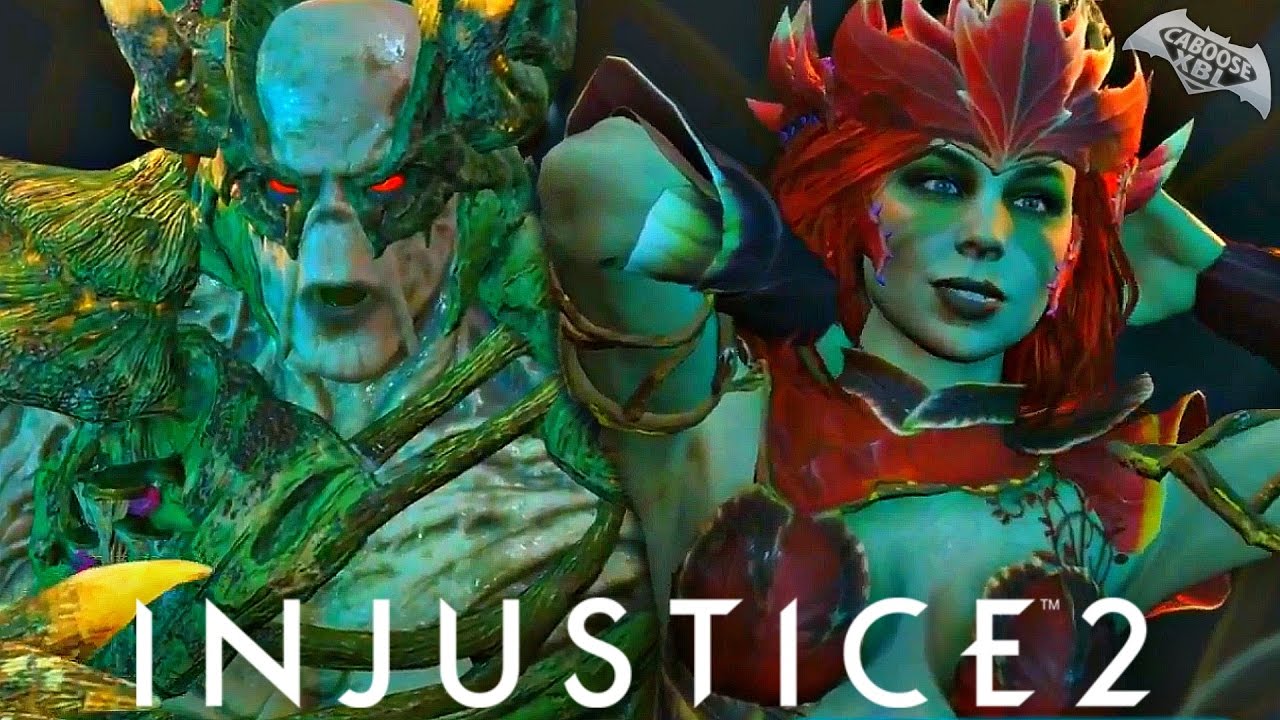 Injustice 2 - Epic Gear Swamp Thing vs Poison Ivy Gameplay! - YouTube
