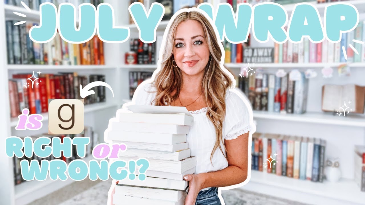July Reading Wrap Up! All the books I read in July! 🌿🌷📖☀️ - YouTube