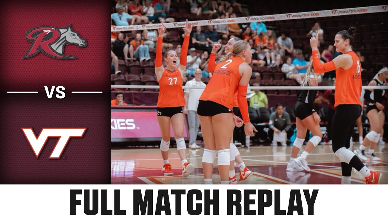 Rider vs. Virginia Tech Full Match Replay | 2024 ACC Volleyball - YouTube